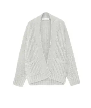 Iris Von Arnim Cashmere Cardigan - Chalk