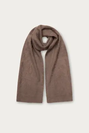 Iris Von Arnim Brushed Cashmere Scarf - Taupe