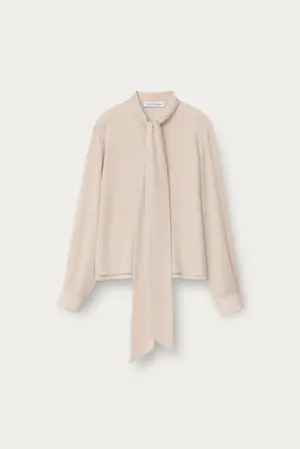 Iris Von Arnim Silk Blouse - Alabaster