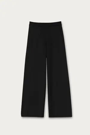 Iris Von Arnim Cashmere-silk Trousers - Black