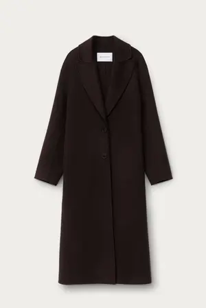 Iris Von Arnim Doubleface Coat - Chocolate
