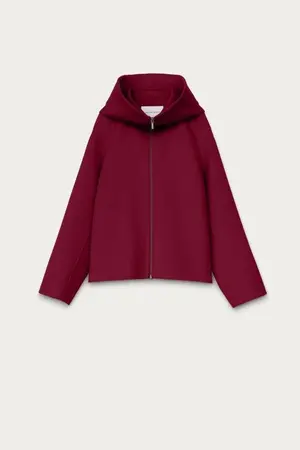 Iris Von Arnim Doubleface Jacket Ruby