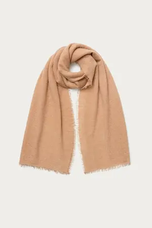 Iris Von Arnim Cashmere Scarf Camel