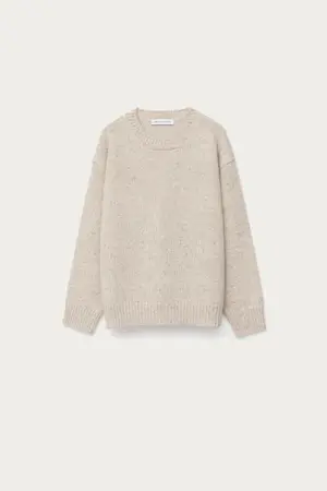 Iris Von Arnim Wool-Cashmere Sweater Alabaster
