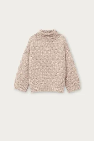 Iris Von Arnim Handknit Sweater - Alabaster