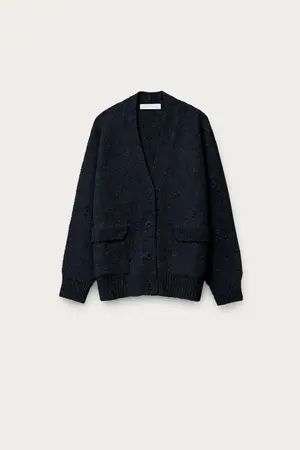 Iris Von Arnim Wool-cashmere Cardigan - Navy
