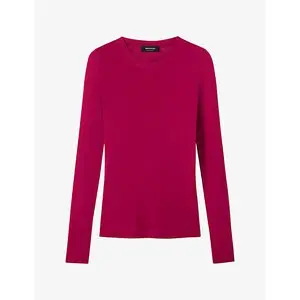 Whistles Crewneck Long-sleeve Jersey Top