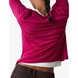 Whistles Crewneck Long-sleeve Jersey Top