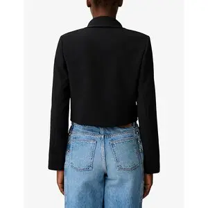 Claudie Pierlot Detachable-scarf Crepe Jacket