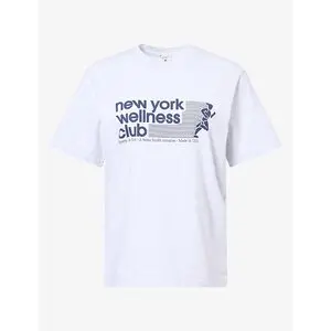 Sporty & Rich Wellness Club Cotton T-shirt - Heather Gray