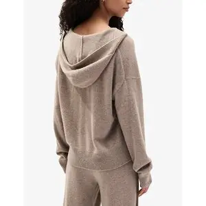 THE WHITE COMPANY Relaxed-fit Knitted Cashmere Hoody