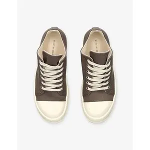 Rick Owens Low Canvas Trainers