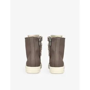 Rick Owens Jumbo-lace High Canvas Trainers