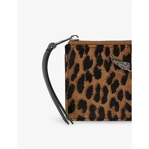 Zadig&Voltaire Zv Leopard Leather Card Holder