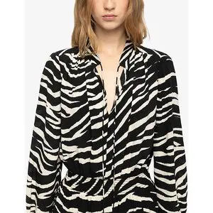 Zadig&Voltaire Rayados Animal-print Woven Mini Dress