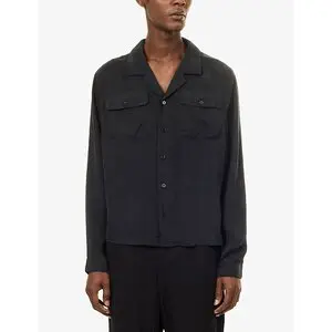 BELIER Cannes Flap-pocket Cupro Shirt