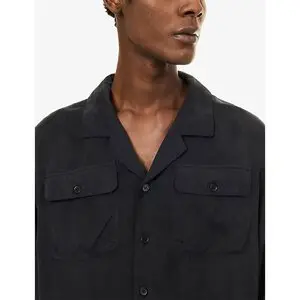BELIER Cannes Flap-pocket Cupro Shirt