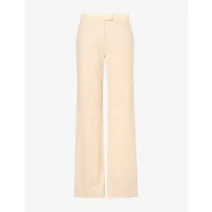 Zimmermann Valiant Straight-leg Wool Trousers