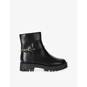Steve Madden Last Call Leather Ankle Boots - Black