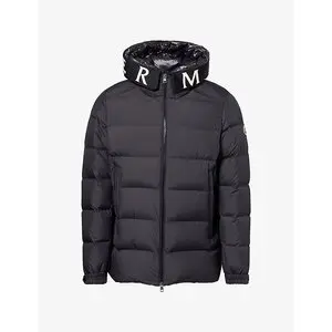 Moncler Orvelle Brande-hood Shell Puffer Jacket - Black
