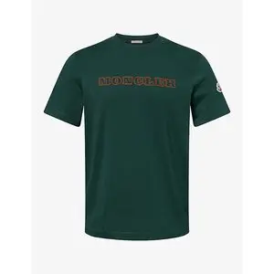 Moncler Brand-embroidered Cotton T-shirt