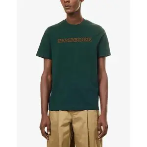 Moncler Brand-embroidered Cotton T-shirt