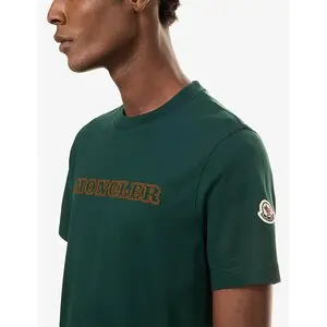 Moncler Brand-embroidered Cotton T-shirt