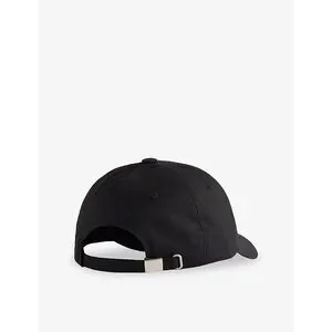 THE FRANKIE SHOP Frankie Brand-embroidered Cotton Baseball Cap - Black