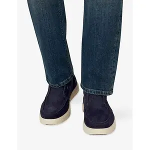 Boggi Milano Slip-on Suede Ankle Boots