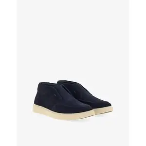 Boggi Milano Slip-on Suede Ankle Boots