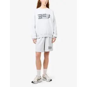 Sporty & Rich Wellness Club Crewneck Jersey Jumper - Heather Gray