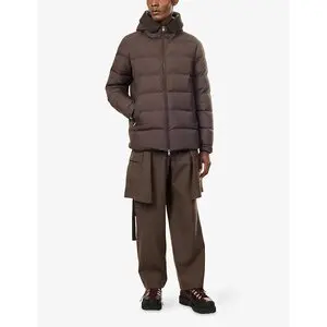 Moncler Orvelle Brande-hood Shell Puffer Jacket