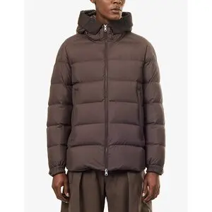 Moncler Orvelle Brande-hood Shell Puffer Jacket