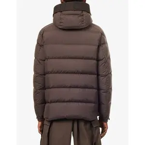 Moncler Orvelle Brande-hood Shell Puffer Jacket