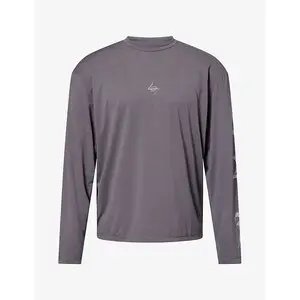 247 BY REPRESENT Noble Brand-print Stretch-jersey T-shirt