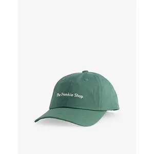 THE FRANKIE SHOP Frankie Brand-embroidered Cotton Baseball Cap - Pine