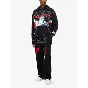 True Religion No1 Contrast-stitch Cotton-blend Jogging Bottoms