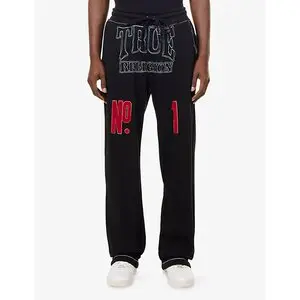 True Religion No1 Contrast-stitch Cotton-blend Jogging Bottoms