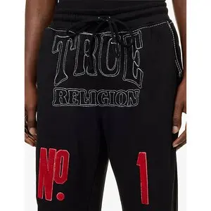 True Religion No1 Contrast-stitch Cotton-blend Jogging Bottoms