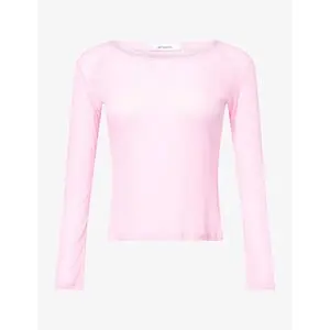 Gimaguas Maura Semi-sheer Cotton Top - Pink
