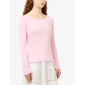 Gimaguas Maura Semi-sheer Cotton Top