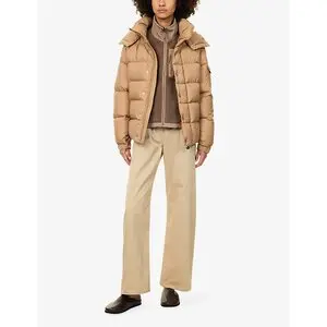 Moncler Maya 70 Hooded Short Down Jacket