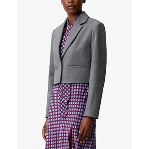 Claudie Pierlot Cropped Wool Jacket