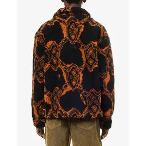 DAILY PAPER Burned Shield Fleece Jacket