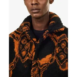 DAILY PAPER Burned Shield Fleece Jacket