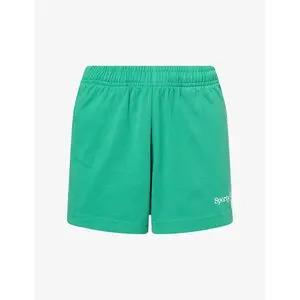 Sporty & Rich Fitness 94 Disco Cotton Shorts - Kelly