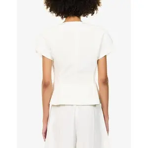 Jacquemus La Veste Ovalo Woven Top