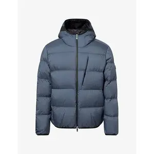 Moncler Poitevin Padded Shell Puffer Jacket - Grey