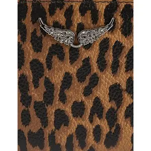 Zadig&Voltaire Zv Mini Leopard Leather Purse