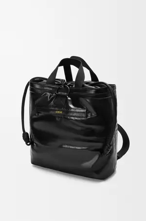 Loewe Squad Backpack In Paper Leather